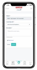 WASH-Connect App Help - Coinamatic